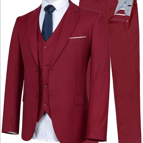 wulful | Suits & Blazers | Mens Slim Fit 3 Piece Suit | Poshmark
